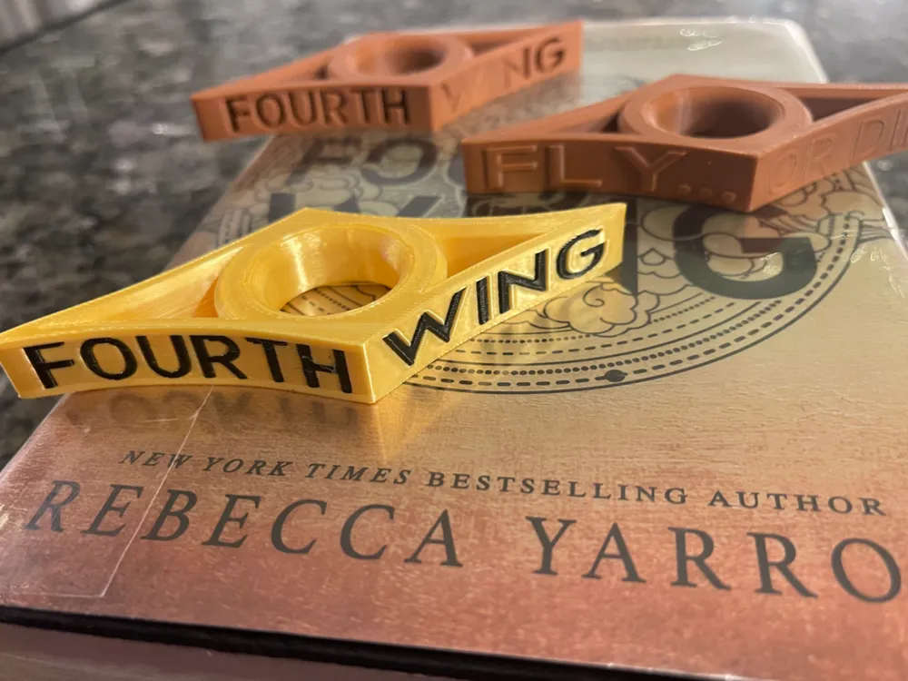 Fourth Wing Book Page Holder - Free 3D Print Model - MakerWorld