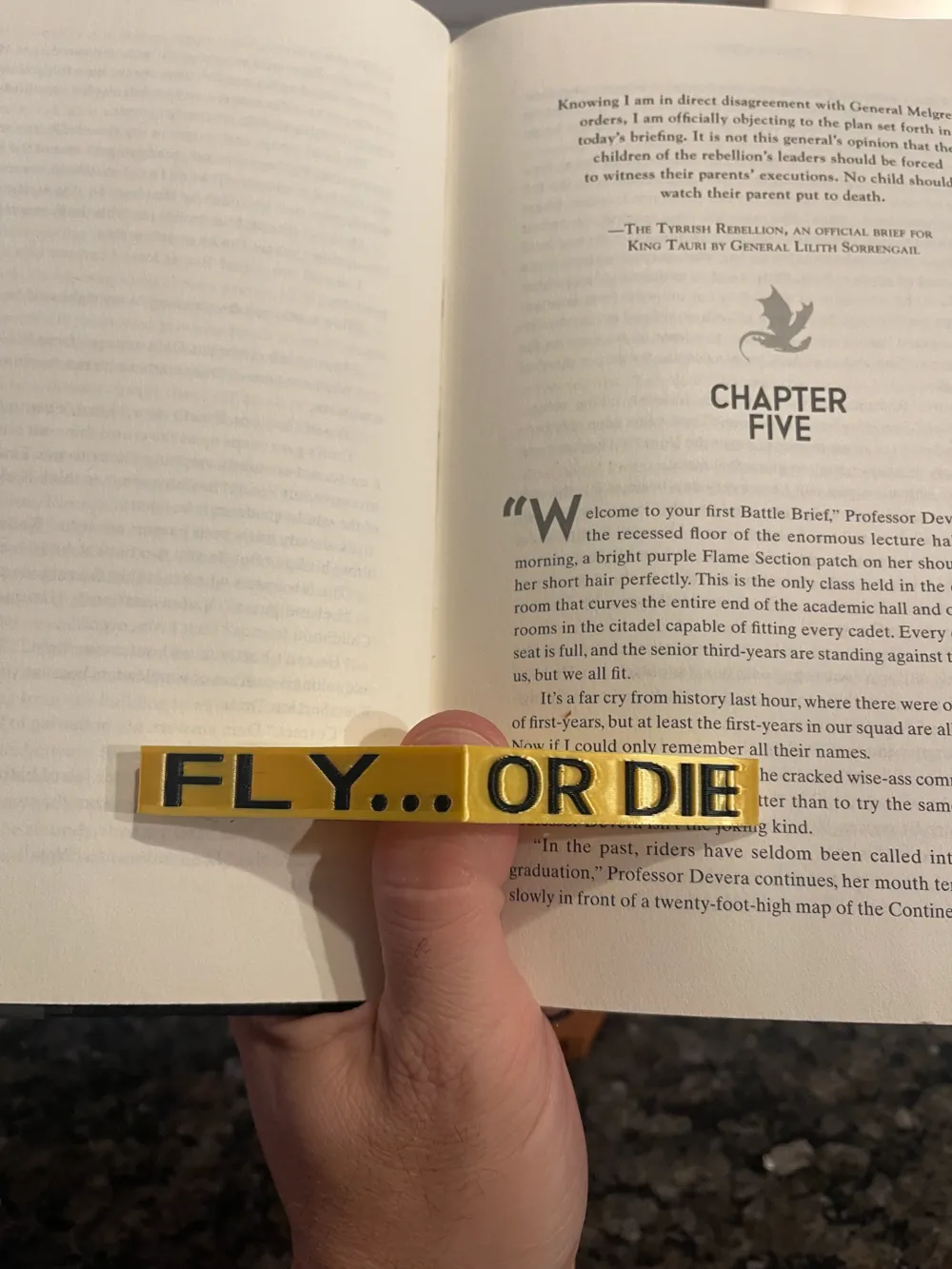 Fourth Wing Book Page Holder - Free 3D Print Model - MakerWorld