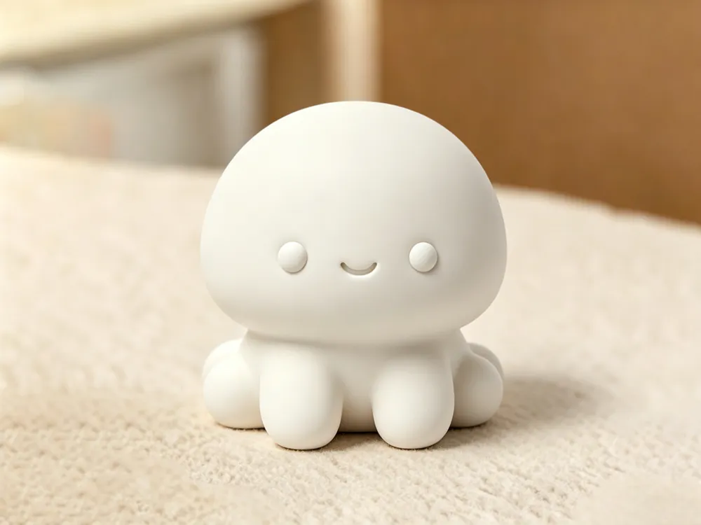 a cute chibi jellyfish baby - Free 3D Print Model - MakerWorld