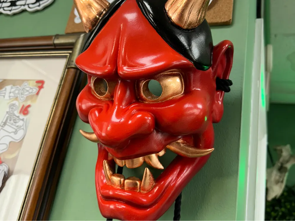 Hannya Demon Mask - Traditional Japanese Oni - Free 3D Print Model ...