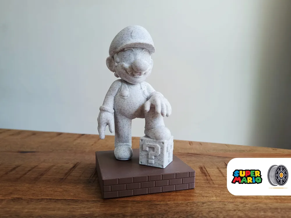 Super Mario | Mario XL Figurine (NO AMS) - Free 3D Print Model - MakerWorld