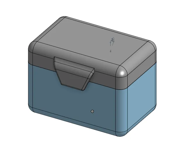 Gopro battery box - Hero 5/6/7 - Fully 3D printed - Filament Hinge by ...