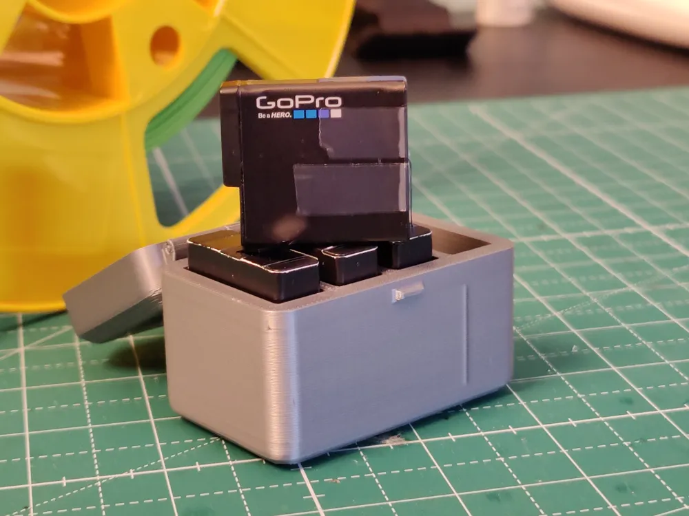 Gopro battery box - Hero 5/6/7 - Fully 3D printed - Filament Hinge by ...