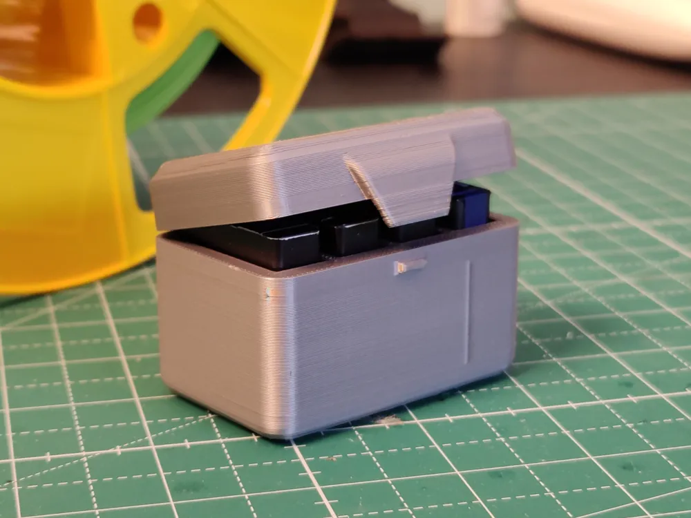 Gopro battery box - Hero 5/6/7 - Fully 3D printed - Filament Hinge by ...