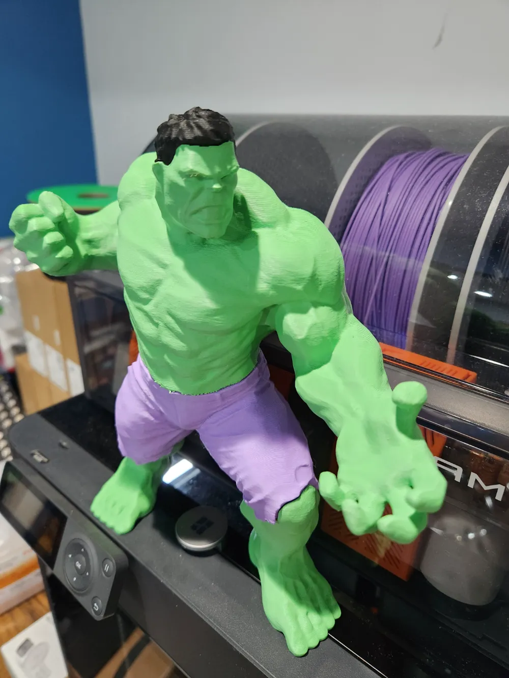 Hulk multi part statue - Free 3D Print Model - MakerWorld