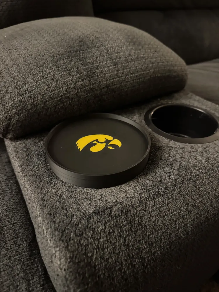 Couch Coffee Cup Holder / Coaster (Hawkeye Option) - Free 3D Print ...