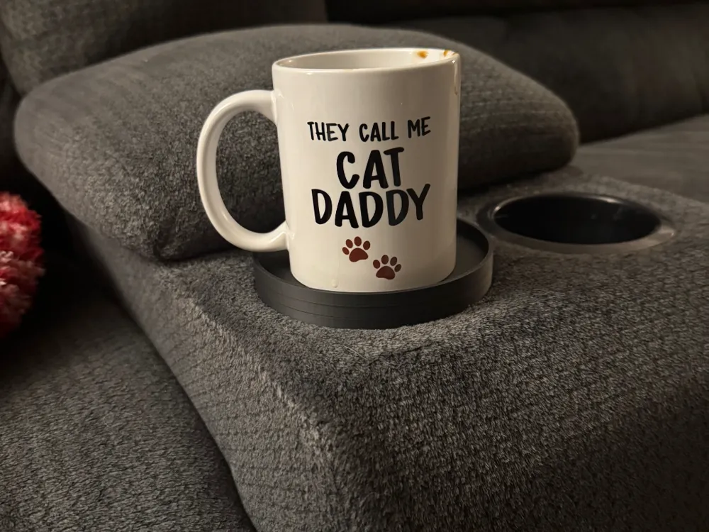 Couch Coffee Cup Holder / Coaster (Hawkeye Option) - Free 3D Print ...