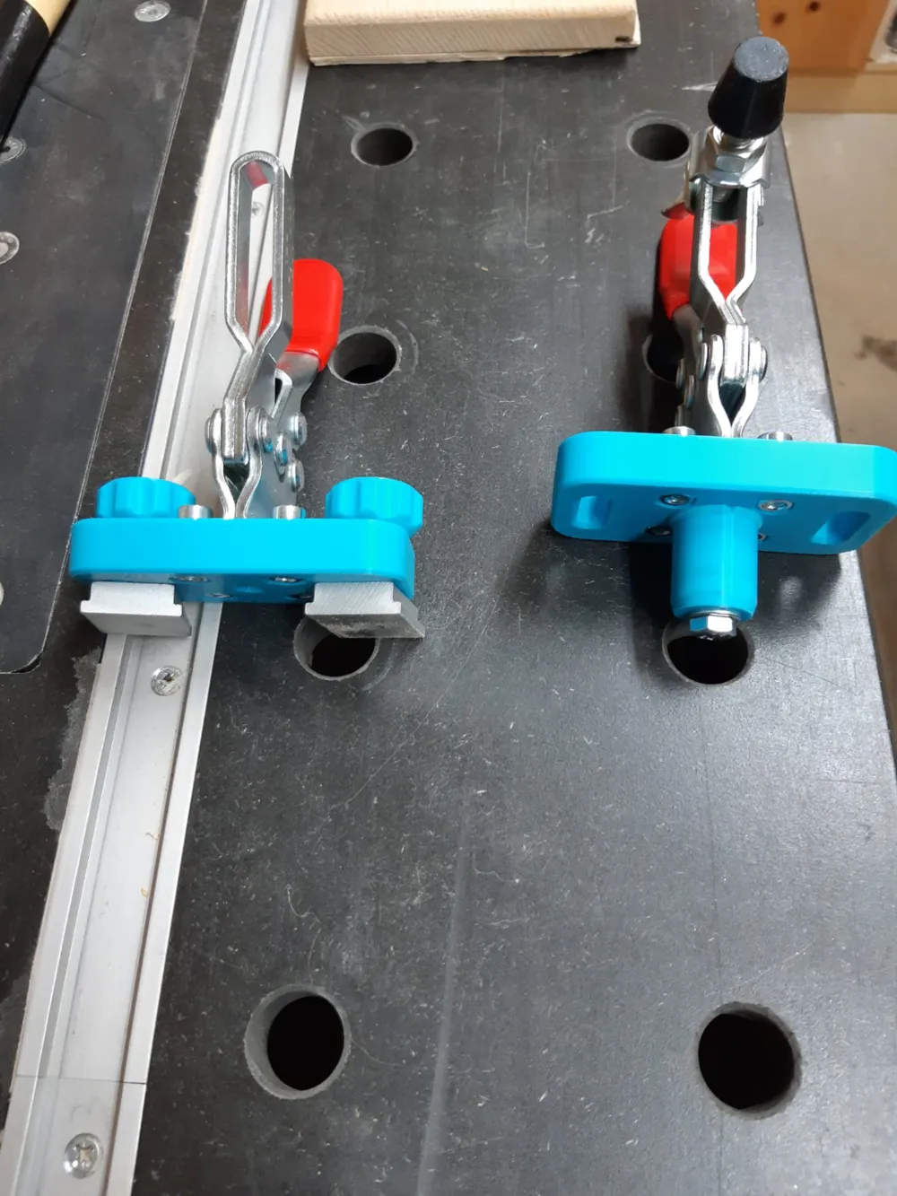 MFT Toggle Clamp GH225D Bench Dog + T-Track Base by BastlWorks ...