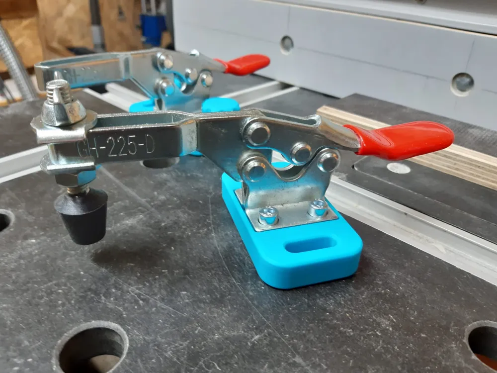 MFT Toggle Clamp GH225D Bench Dog + T-Track Base by BastlWorks ...