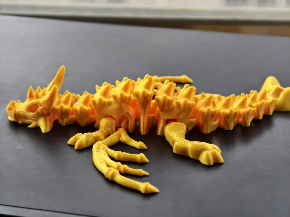 Small Bone Dragon, Rounded Version by 像素 MakerWorld: Download Free 3D ...
