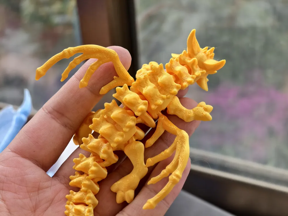 Small Bone Dragon, Rounded Version by 像素 MakerWorld: Download Free 3D Models