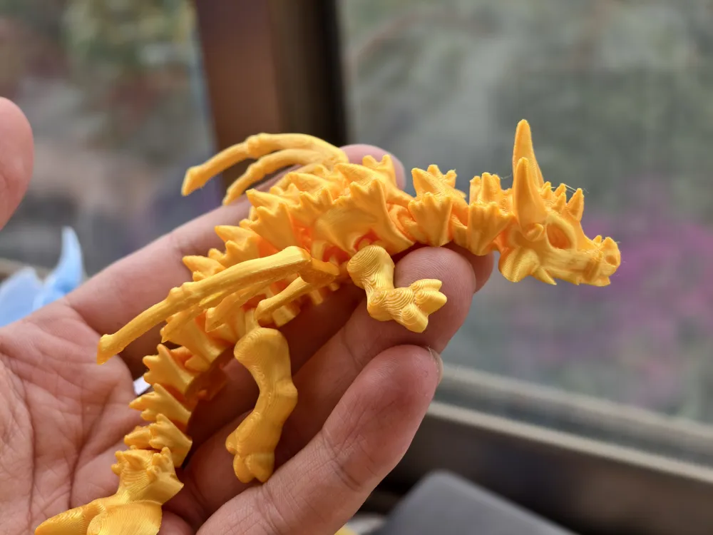 Small Bone Dragon, Rounded Version by 像素 MakerWorld: Download Free 3D Models
