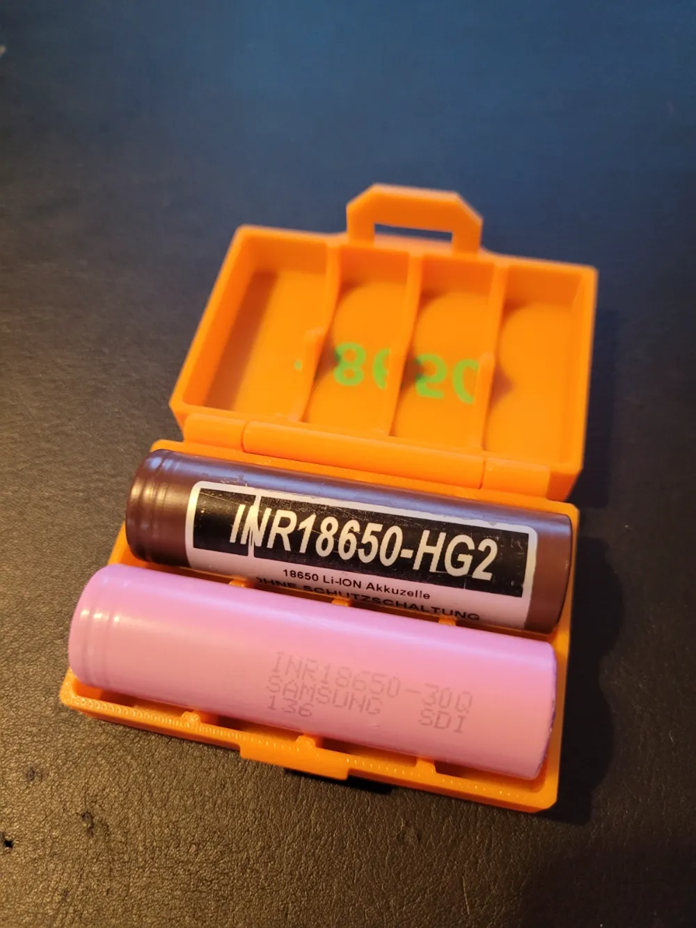 Battery case for 18650 and 18500 cells Remixed by SaVo3D - MakerWorld