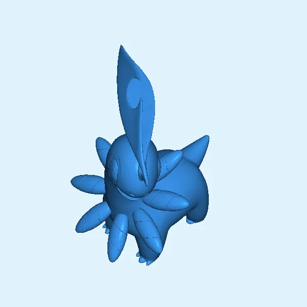 Bayleef Pokemon GO character by TOSHIRTCOMMakerWorld: Download Free 3D ...