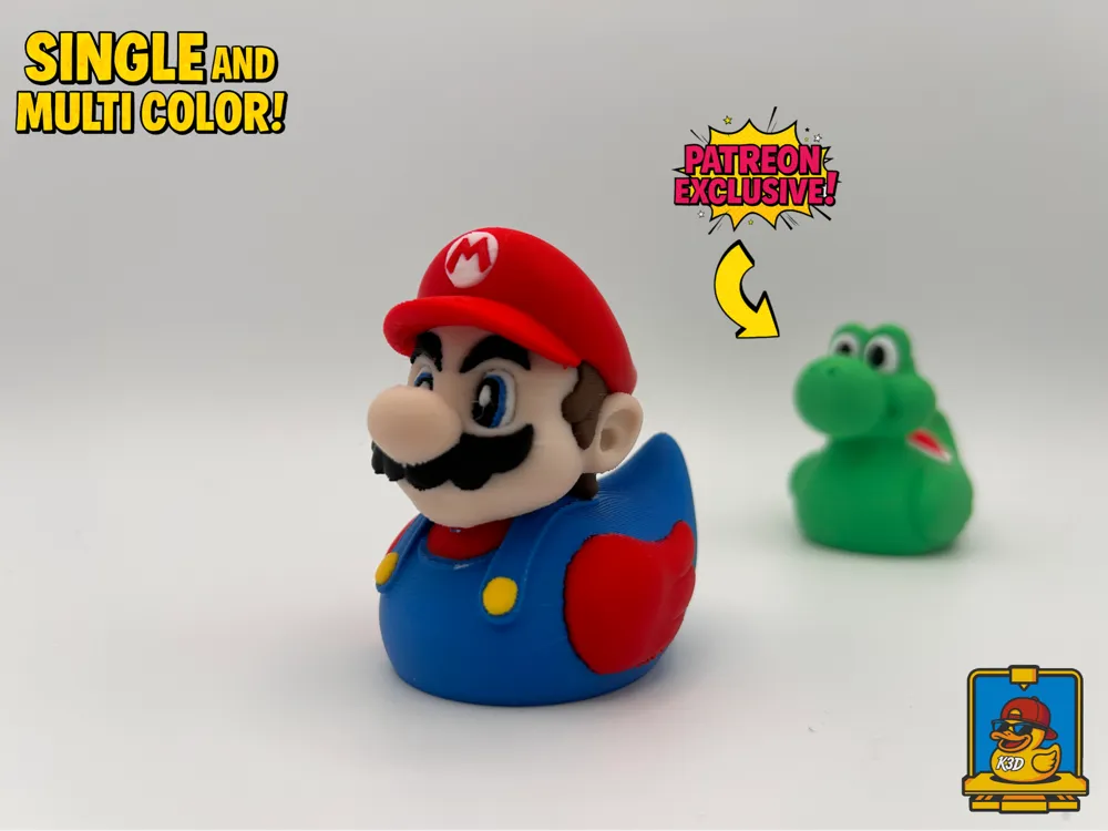 Pato Super Mario - Modelo gratuito para impressão 3D - MakerWorld