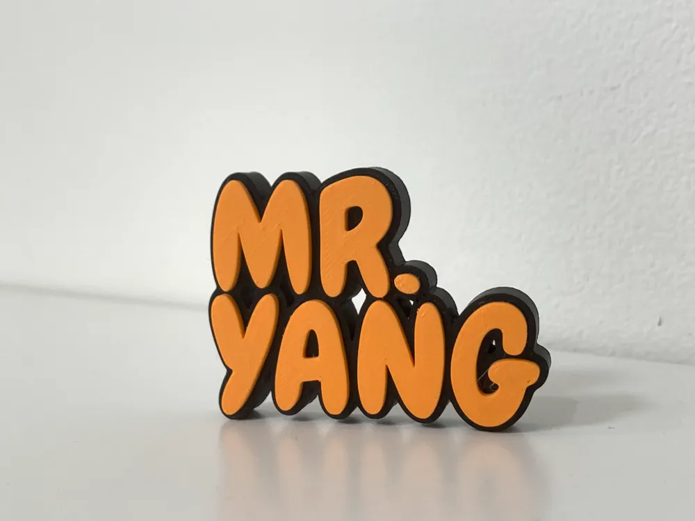 Fully Customizable Desk Name Plate - Free 3D Print Model - MakerWorld