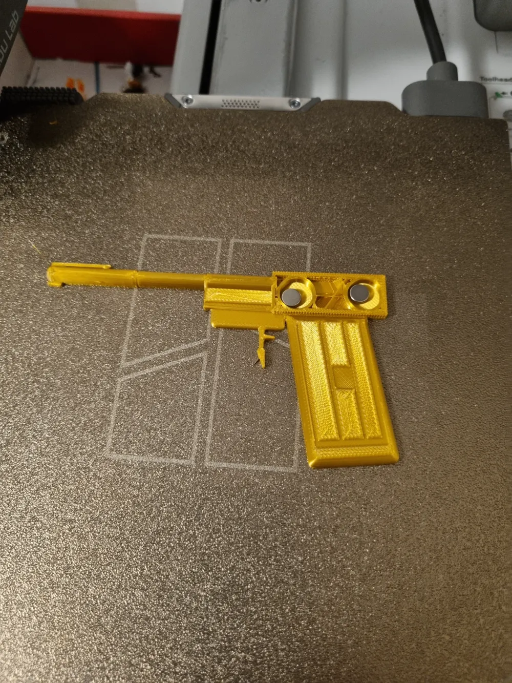 Golden Gun Fridge magnet by christofer.jh - MakerWorld