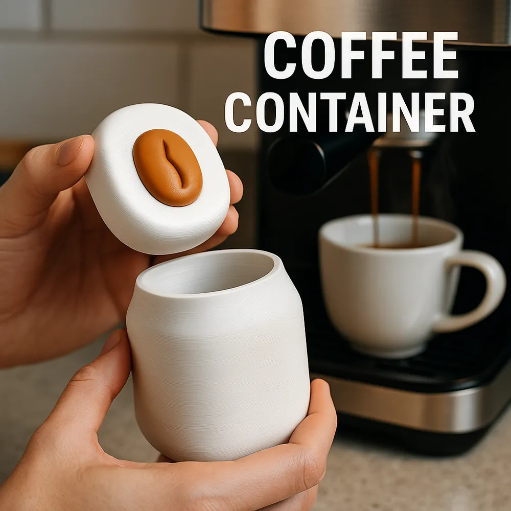 Coffee Container – 3D Elegance by COFFEE3DBeanMakerWorld: Download Free ...