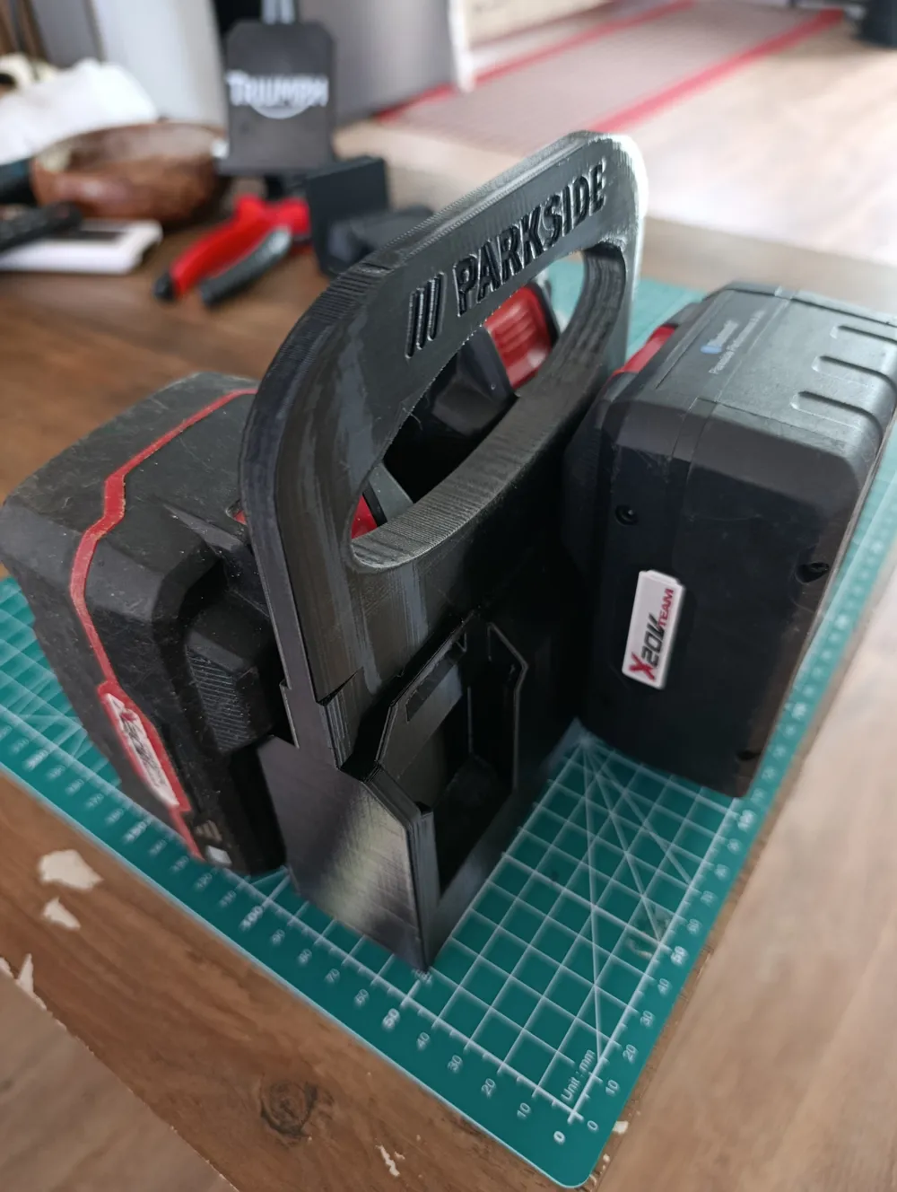 Parkside battery carrier by Dimitris MakerWorld: Download Free 3D Models