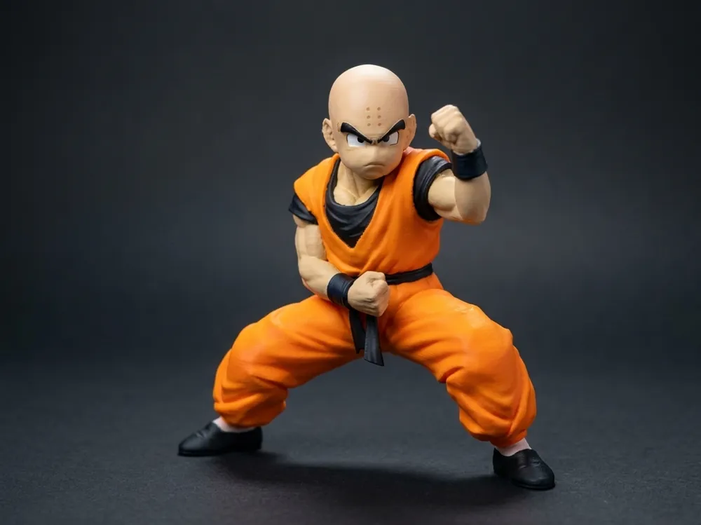 Krillin Dragon Ball multicolor - Modelo gratuito para impressão 3D ...
