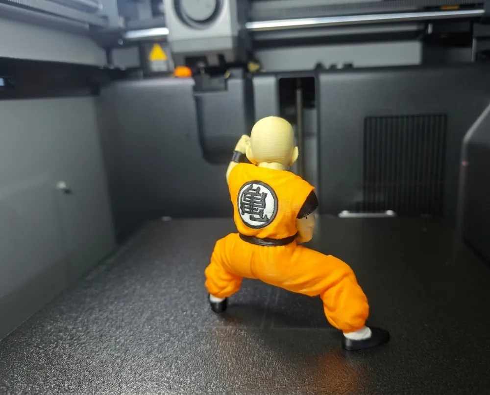 Krillin Dragon Ball multicolor - Modelo gratuito para impressão 3D ...