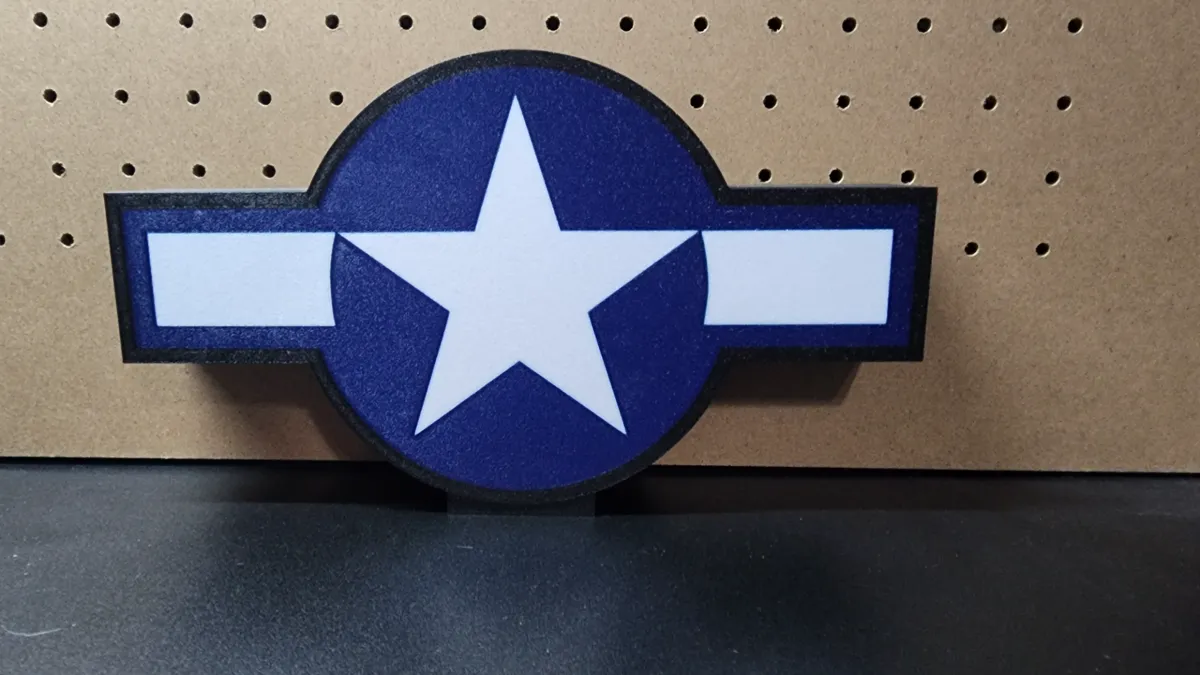 US Army Air Force Aircraft Markings (1943 - 1947) - Free 3D Print Model ...