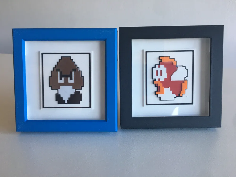 Super Mario Bros NES 8 Bit Sprite Frame Artwork by RetroGameMaker ...