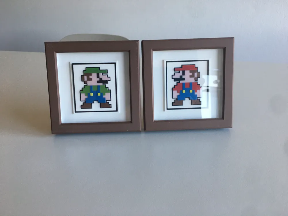 Super Mario Bros NES 8 Bit Sprite Frame Artwork by RetroGameMaker ...