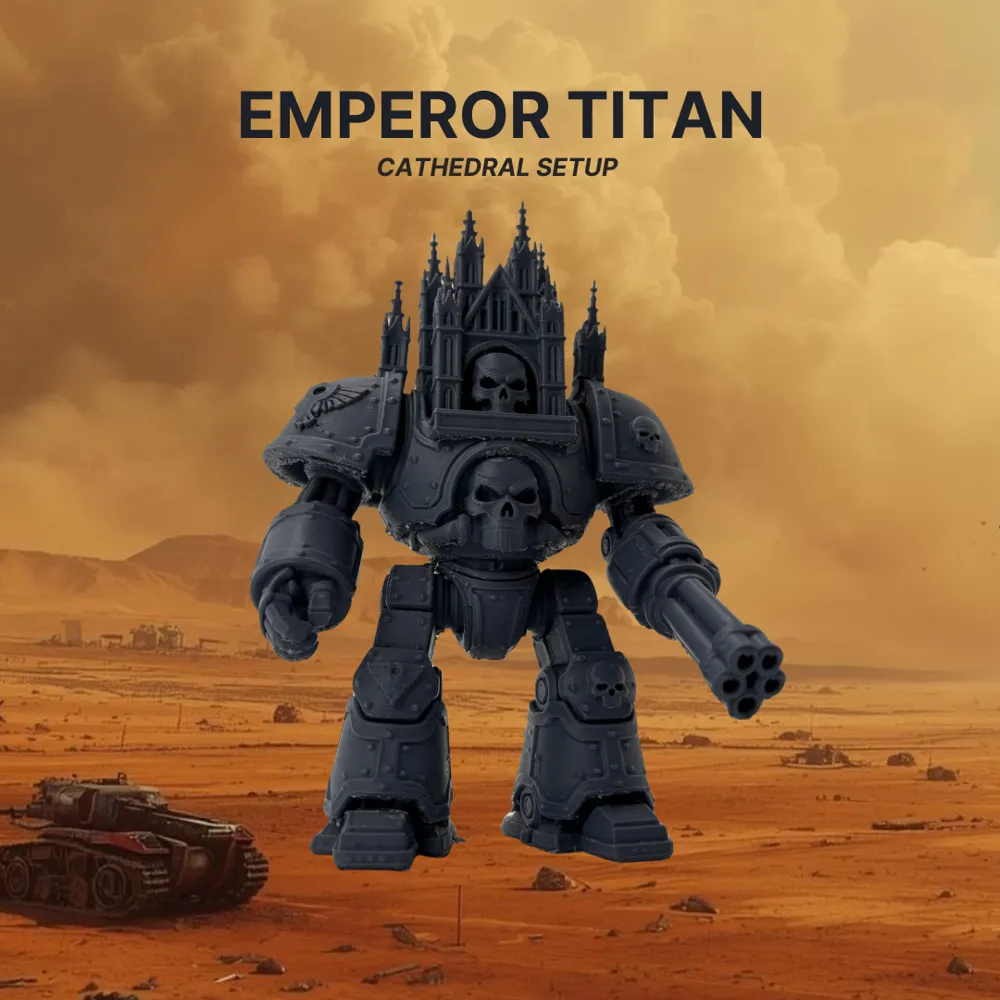 Kathedralen Imperator Titan – wh40k interpretation - Free 3D Print ...
