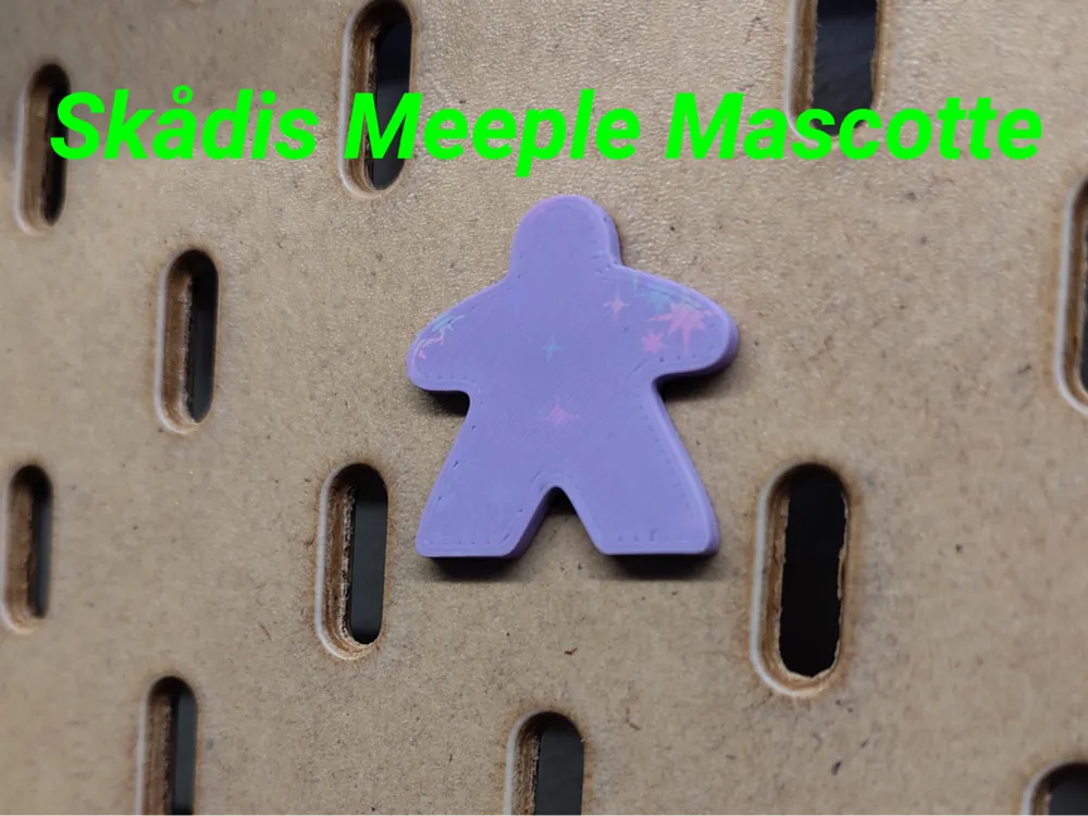 Skadis Meeple Mascotte - Free 3D Print Model - MakerWorld