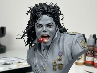 Michael Jackson statue - Free 3D Print Model - MakerWorld