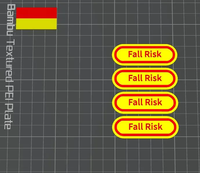 Fall Risk signs by Soggy_Prints - MakerWorld