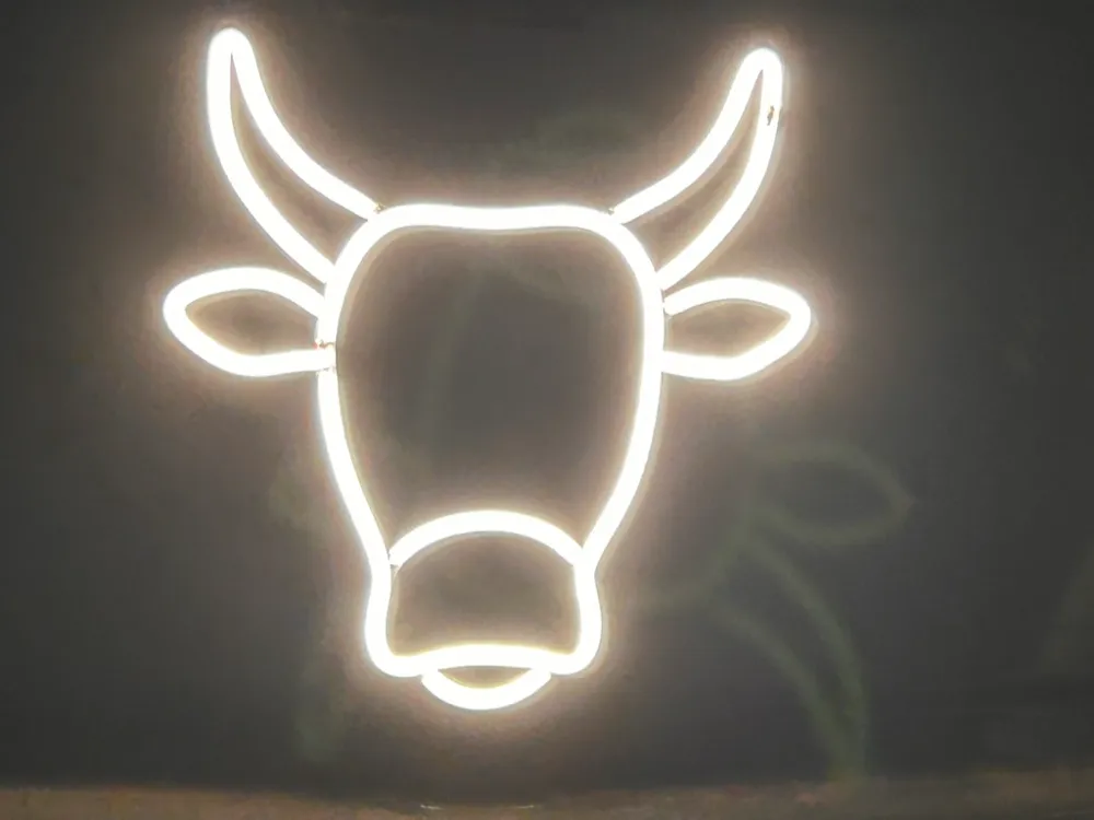 LED NEON COW/ BULL HEAD by davido48 - MakerWorld