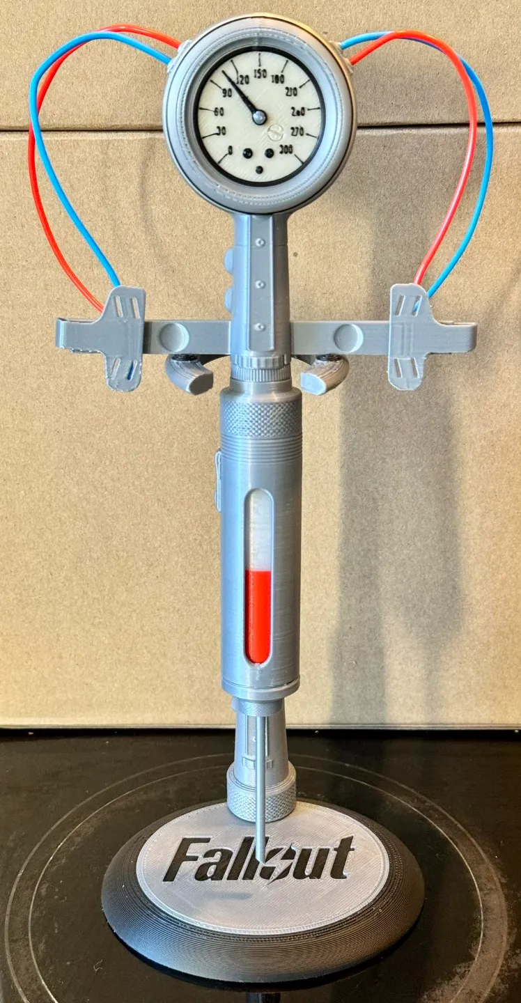 Fallout Stimpack Stand by Faran3D MakerWorld: Download Free 3D Models