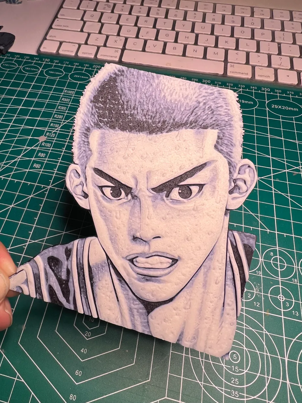 slamdunk sakuragi HueForge by byH - MakerWorld