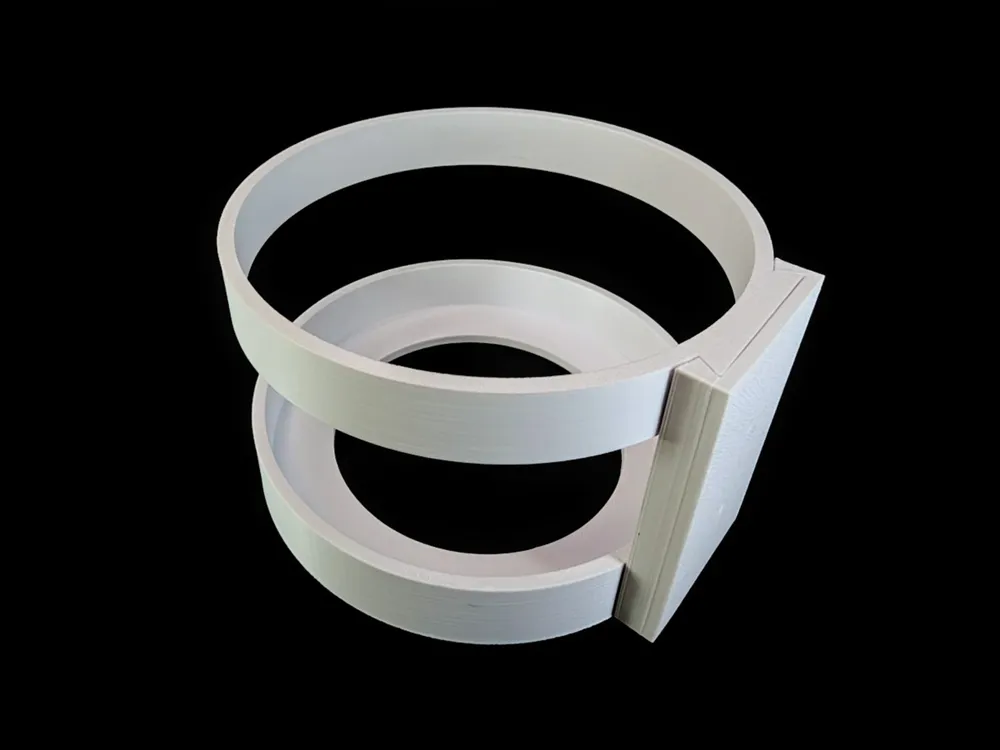 Floating Ring - Modular Wall Mount for Jars by PolarDraft - MakerWorld