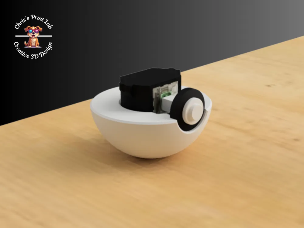 Pokeball - Clicker and Twist lock combo design by Chris's Print Lab ...