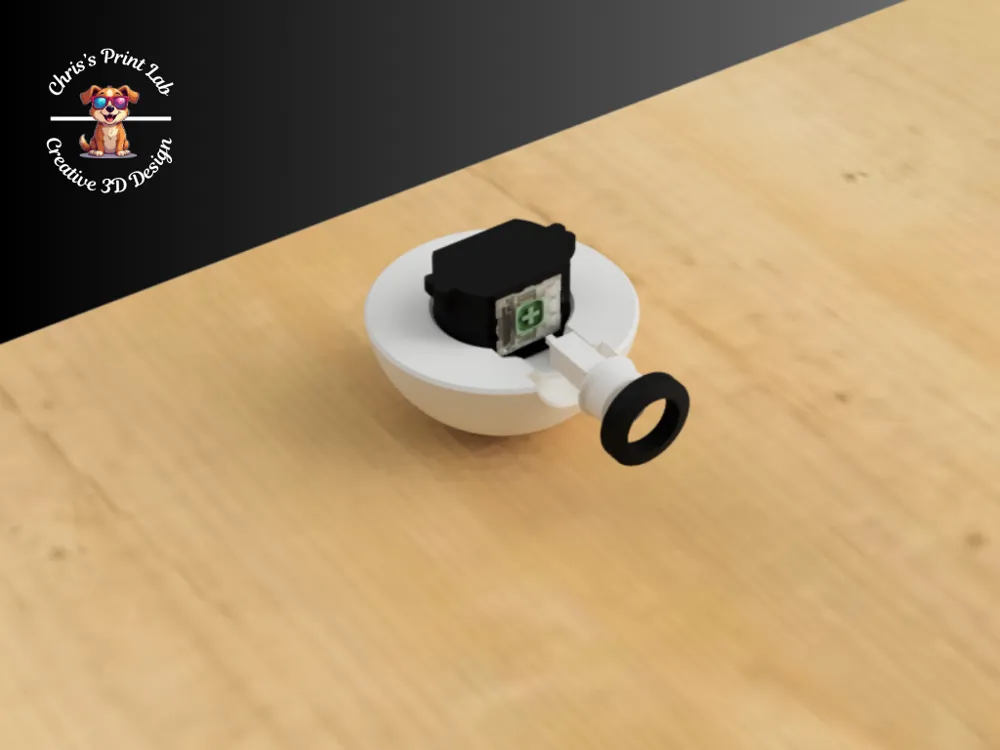 Pokeball - Clicker and Twist lock combo design by Chris's Print Lab ...