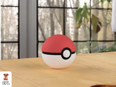 Poke Ball - Free 3D Print Model - MakerWorld