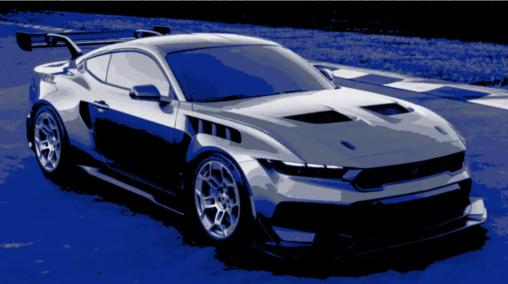 Ford Mustang GTD Hueforge - Free 3D Print Model - MakerWorld