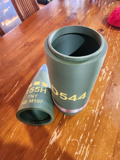 M107 155mm Artillery shell by Filaments and Freeways MakerWorld ...