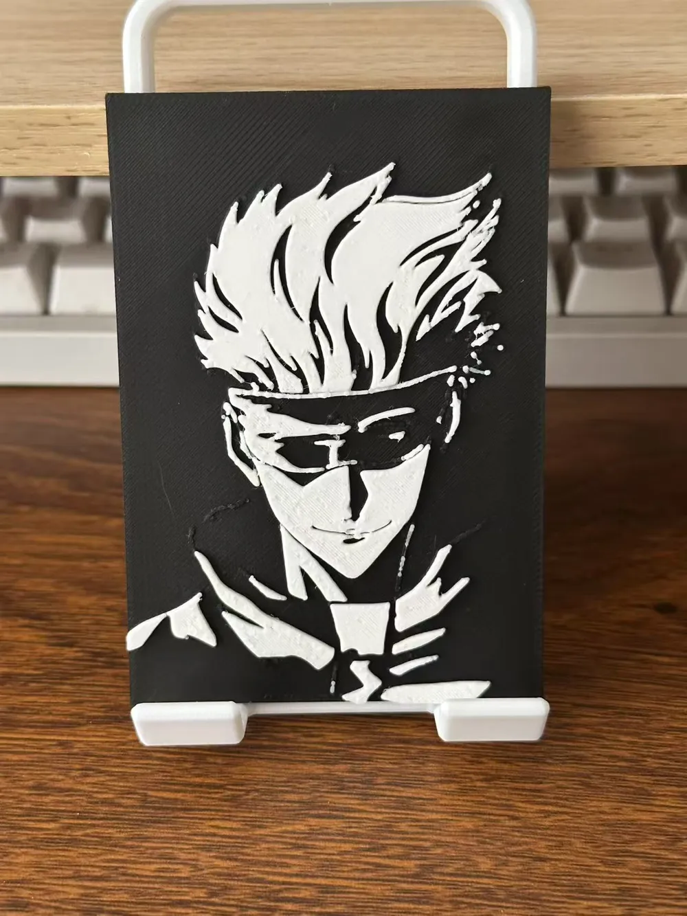 Gojo Satoru Black and White Lithophane by 3.7sun MakerWorld: Download ...