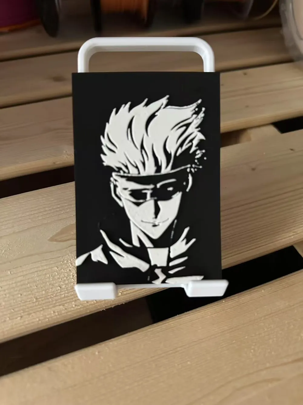Gojo Satoru Black and White Lithophane by 3.7sun MakerWorld: Download ...