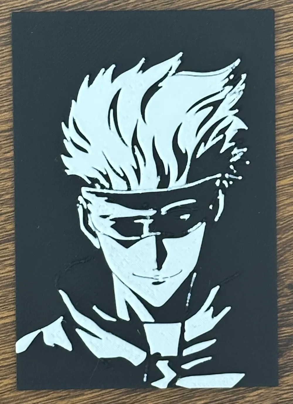 Gojo Satoru Black and White Lithophane by 3.7sun MakerWorld: Download ...