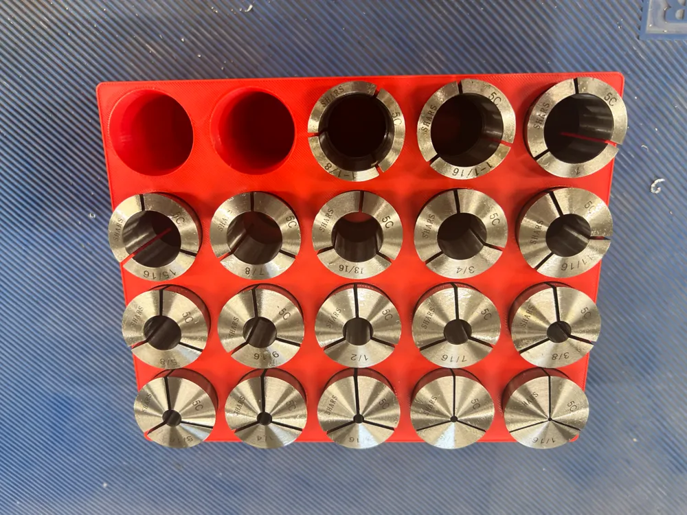 5C collet set holder by BLT-venture MakerWorld: Download Free 3D Models