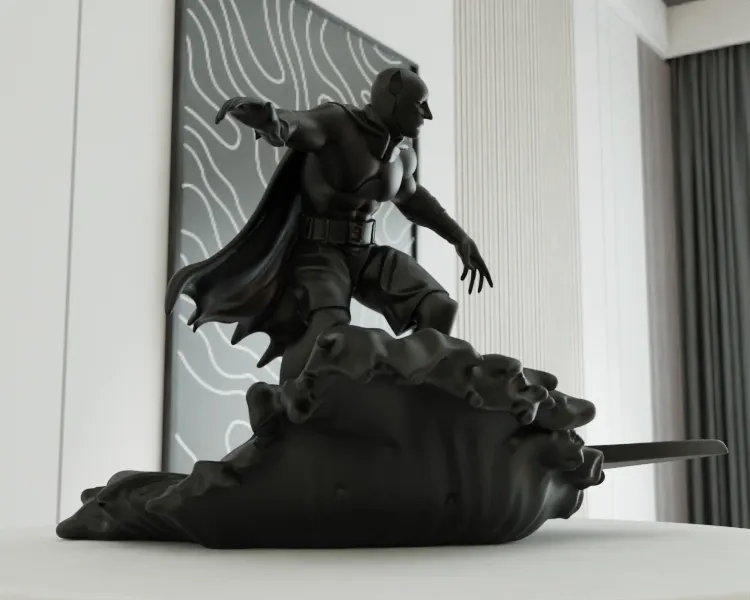Surfer Batman - Free 3D Print Model - MakerWorld