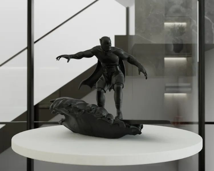 Surfer Batman - Free 3D Print Model - MakerWorld