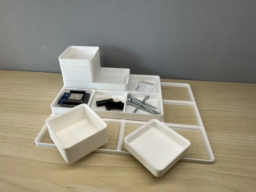 Gridfinity Sorting Trays Stackable (many sizes) by LukasMakerWorld ...