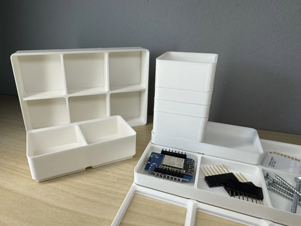 Gridfinity Sorting Trays Stackable (many sizes) by LukasMakerWorld ...