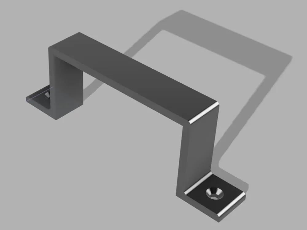 Saddle Bracket / U mount bracket - Parametric - Free 3D Print Model ...